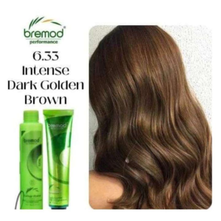 Bremod 6.33 Intense Dark Golden Brown With Oxidizer Set | Lazada PH