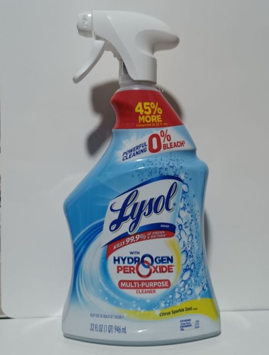 Lysol Multi-Purpose Cleaner With Hydrogen Peroxide, Citrus 32oz | Lazada PH