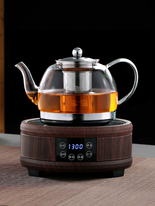 Glass Teapot Induction Cooker Special Use Tea Brewing Pot Black Tea ...