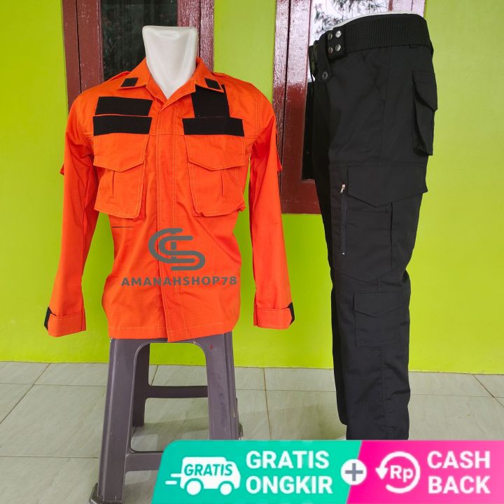 baju pdl BPBD pdl BASARNAS pdl BNPB pdl oren | Lazada Indonesia