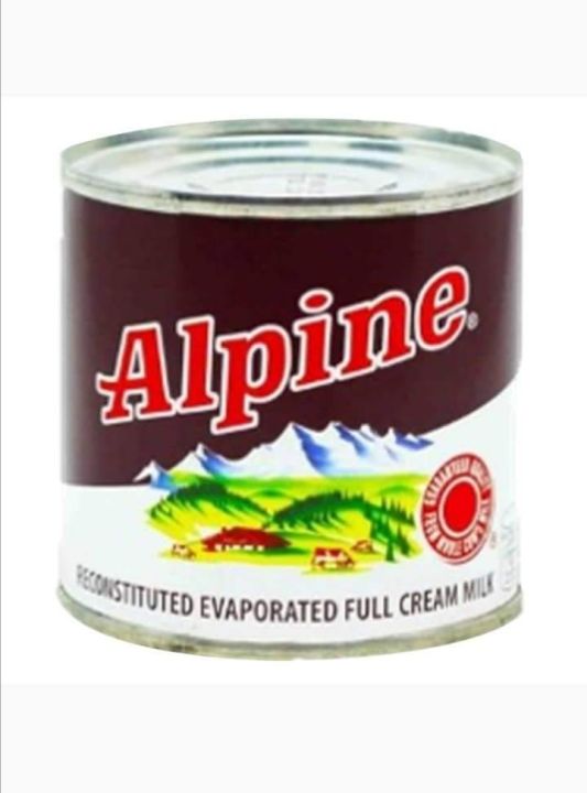 ALPINE EVAPORATED FULL CREAM MILK (140 mL) | Lazada PH