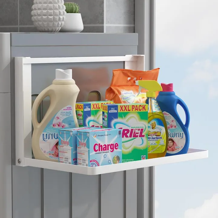 Magnetic Absorption Shelf Rack Foldable Dirty Laundry Basket Washing ...
