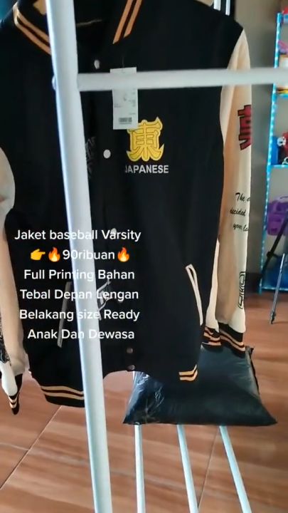 Jaket Varsity - Jaket Baseball Varsity Kamikaze Jepang Pria Wanita ...