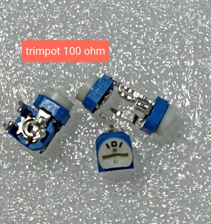 10BUAH Trimpot 100 OHM ( 101 ) Trimpot Trimmer 100 OHM 101 Variable ...