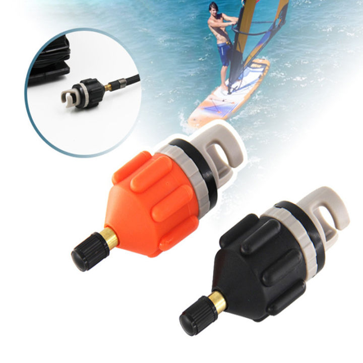 Air Valve Adapter Inflatable Rowing Rubber Boat Paddle Canoe Kayak Air ...