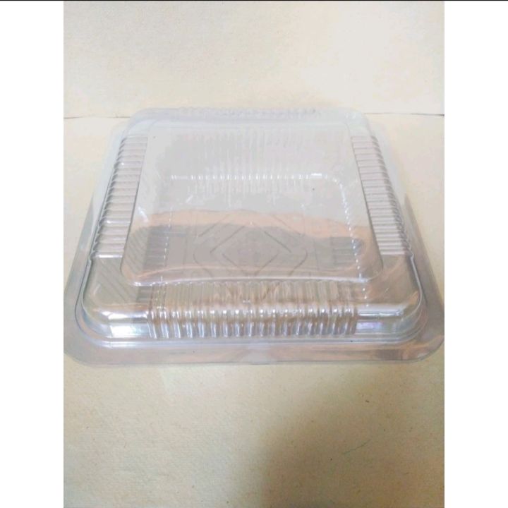 (isi10pcs) box mika kue 1x jumbo ukuran 25*25 cm cocok untuk packaging ...