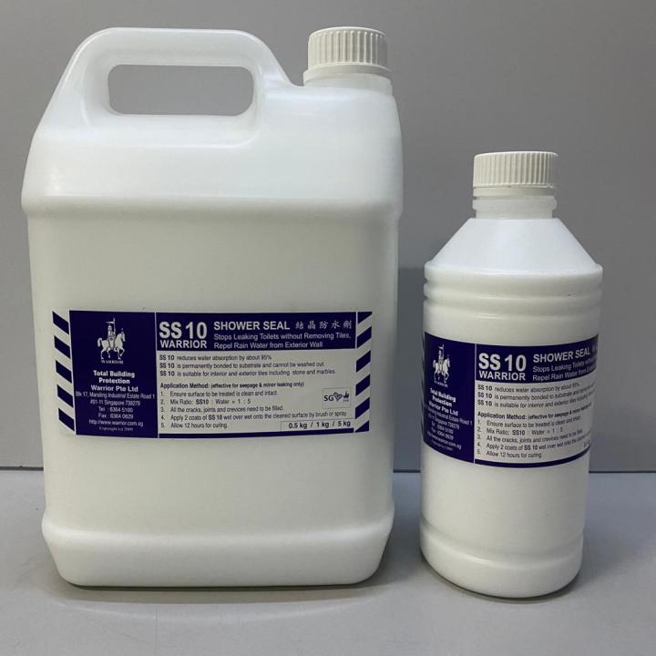 1Kg Warrior SS 10 Shower Seal Waterproof Coating Repellent Transparent ...