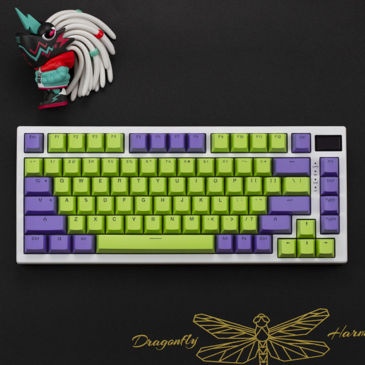 Rk84ฝาครอบแป้นพิมพ์เชิงกล dk84ฝาครอบปุ่มแป้นพิมพ์75% แป้นพิมพ์ a84pbt ...