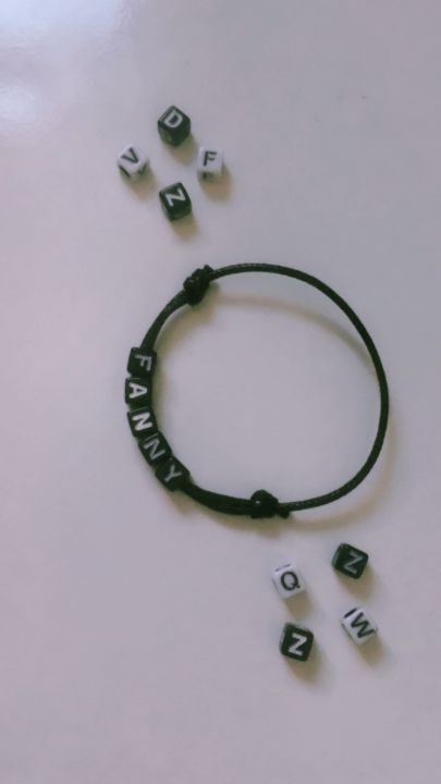 GELANG TALI INISIAL NAMA CUSTOM | Lazada Indonesia