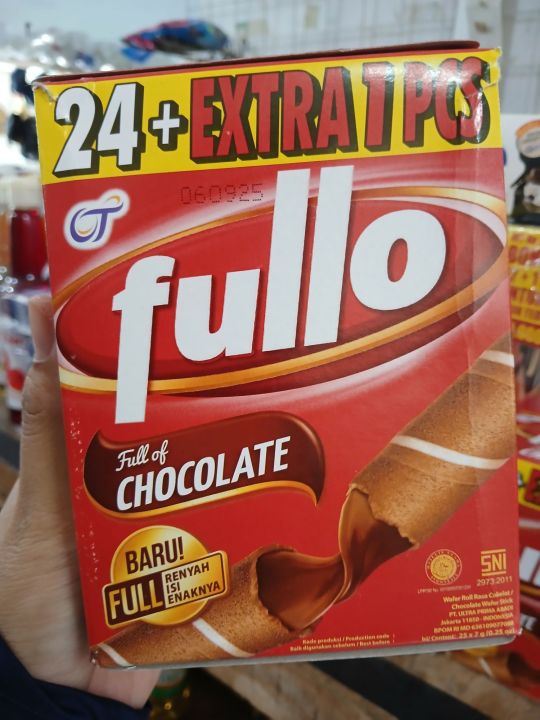 [1 DUS ISI 25 PCS] WAFER FULLO | Lazada Indonesia