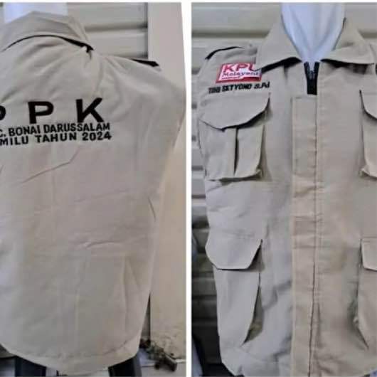 Rompi kerja PPK JAKET PPK Rompi KPU Jaket KPU Pemungutan Suara | Lazada ...
