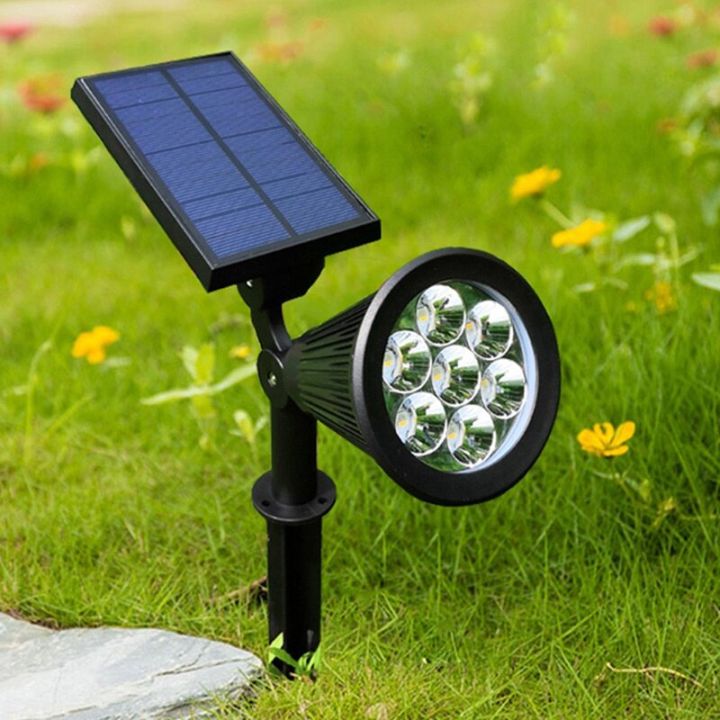 Garden Solar Spike 7w LED Landscape Garden Yard Path Lawn Solar Lamps ...