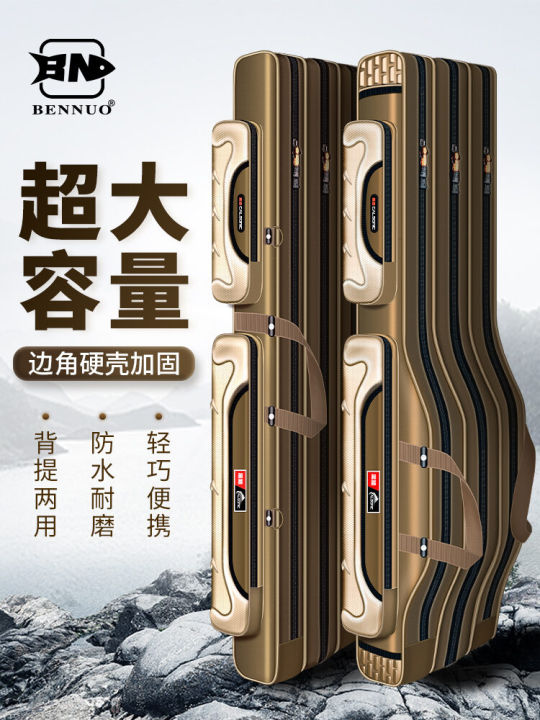 Thickened Fishing Rod Bag Large Capacity Fishing Gear Bag Wheel ...