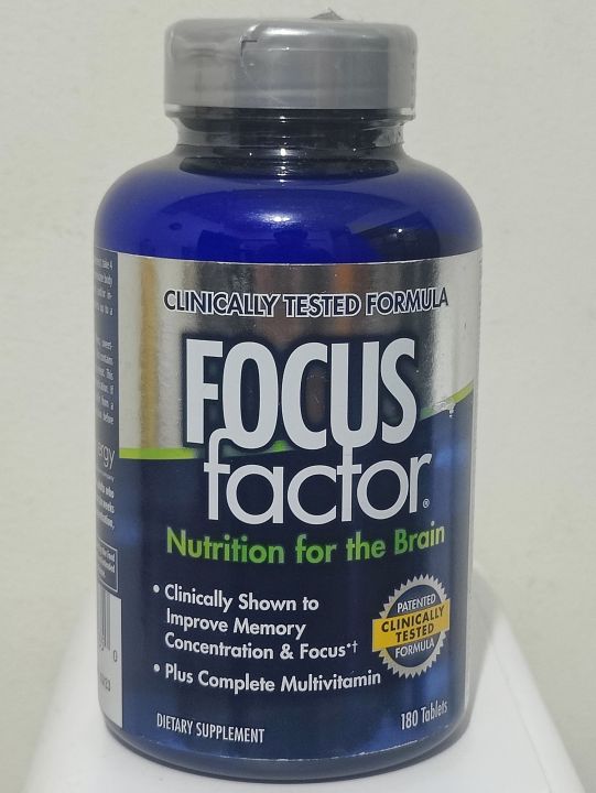Focus Factor 180 tablet Brain vitamin memory mental concentration Focus ...