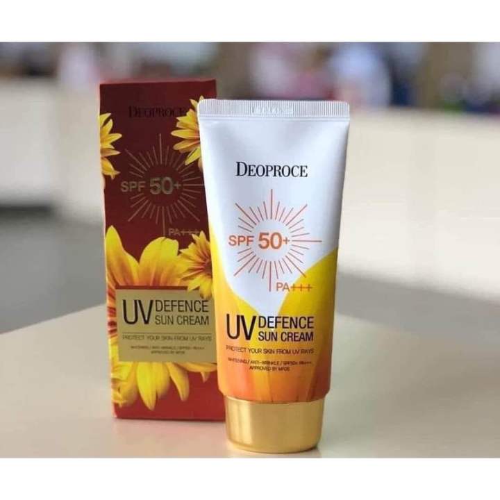 DEOPROCE UV DEFENCE SUN CREAM SPF50++ PA++ | Lazada PH