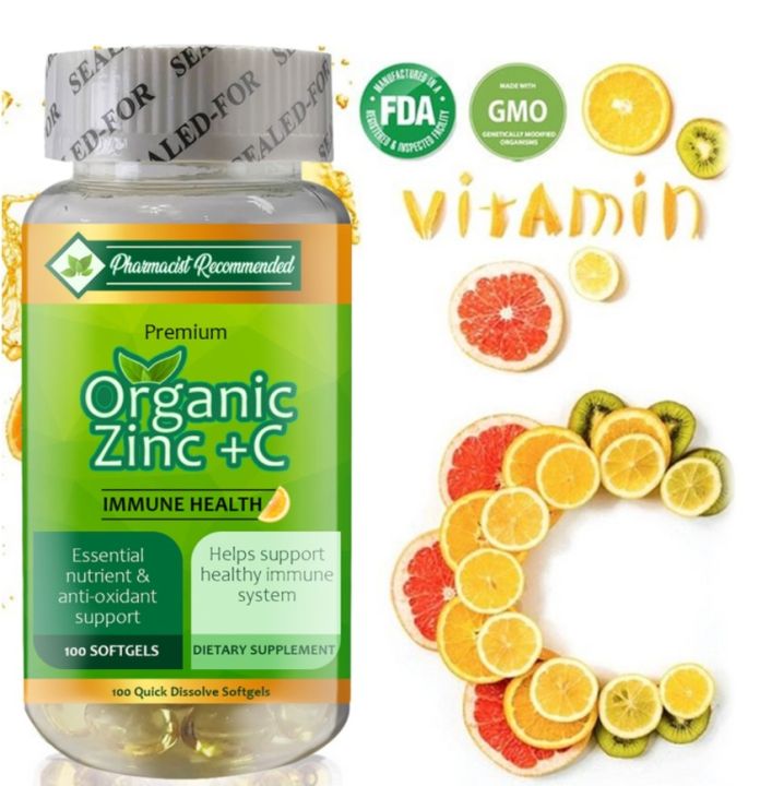 Organic zinc +C Healthy support immune system | Lazada PH