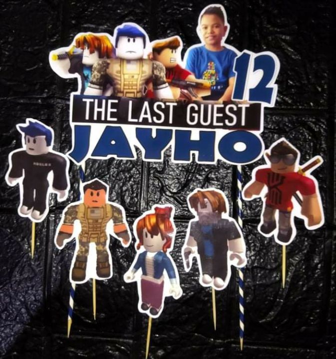ROBLOX PERSONALIZED CAKE TOPPER SET | Lazada PH