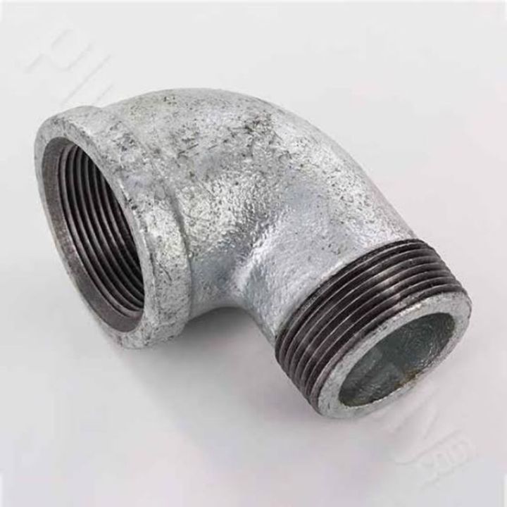 Heavy Duty S40 GI Straight Elbow Galvanized Iron | Lazada PH