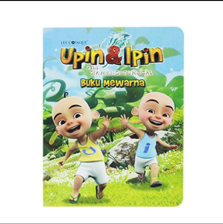 [ Local Ready Stocks ] Original Genuine Upin Ipin Colouring Book Set ...