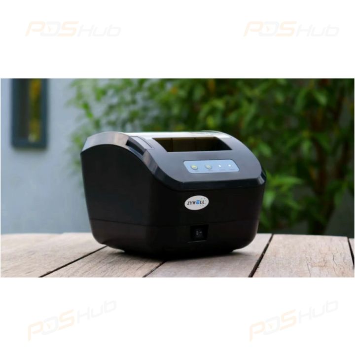 ZYWELL ZY609 80mm Thermal Barcode Label Sticker Printer (USB+LAN) RS232 pos system label printer ...