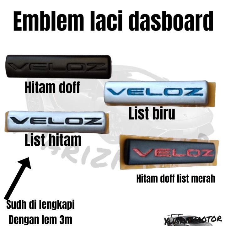 logo emblem veloz logo laci dashboard veloz originl | Lazada Indonesia