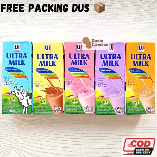 [TERMURAH!!] Ultra Milk 200ml SATUAN - Susu UHT Ultramilk Berbagai Rasa ...
