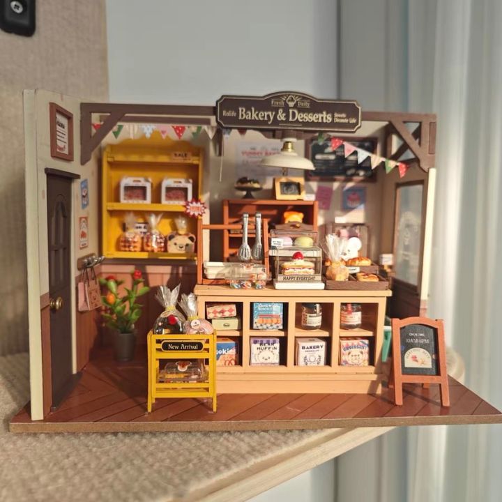 Robotime Ruolai DIY Cottage Handmade House Mysterious Archives Bureau ...