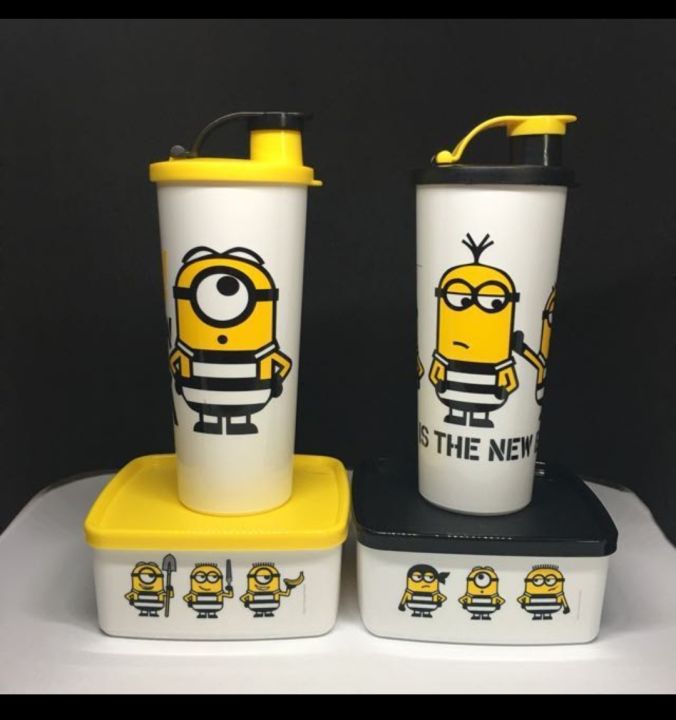 Tupperware minion bello set | Lazada Indonesia