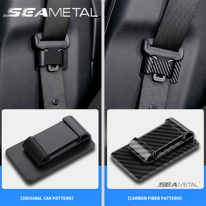 Seametal Abs Car Seat Belt Clip Universal Seat Belt Buckle Holder Non