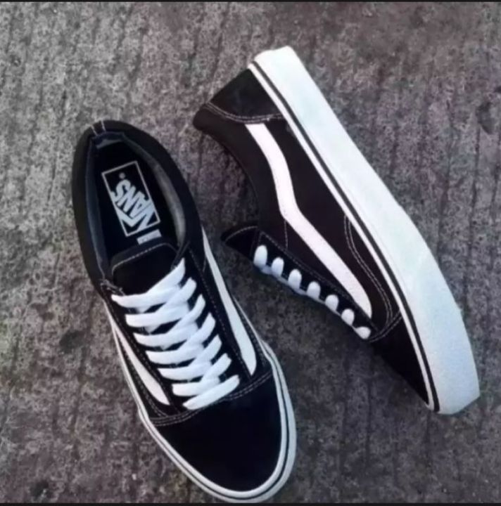 (BISA COD) SEPATU VANS_HITAM CACING PREMIUM PRIA DAN WANITA TERBARU ...
