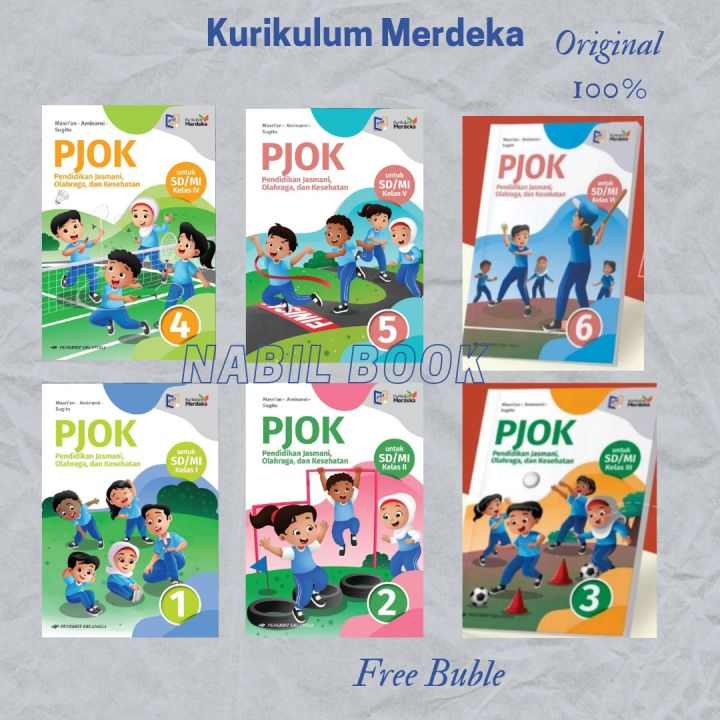PJOK SD/MI Kelas 1 2 3 4 5 6 Kurikulum Merdeka Penerbit Erlangga | Lazada Indonesia