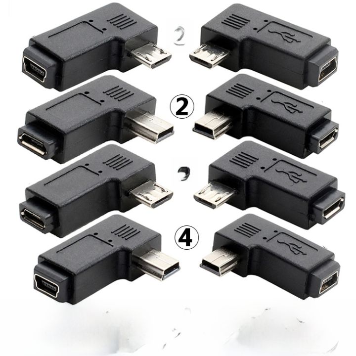 Mini T-Type Port V3 to V8 Adapter Cable Micro USB Female to Public ...