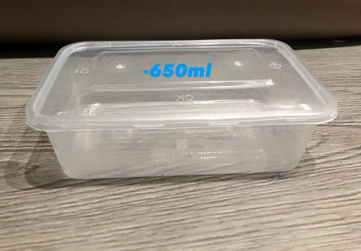 10pcs.microwavable food container (650ml) | Lazada PH