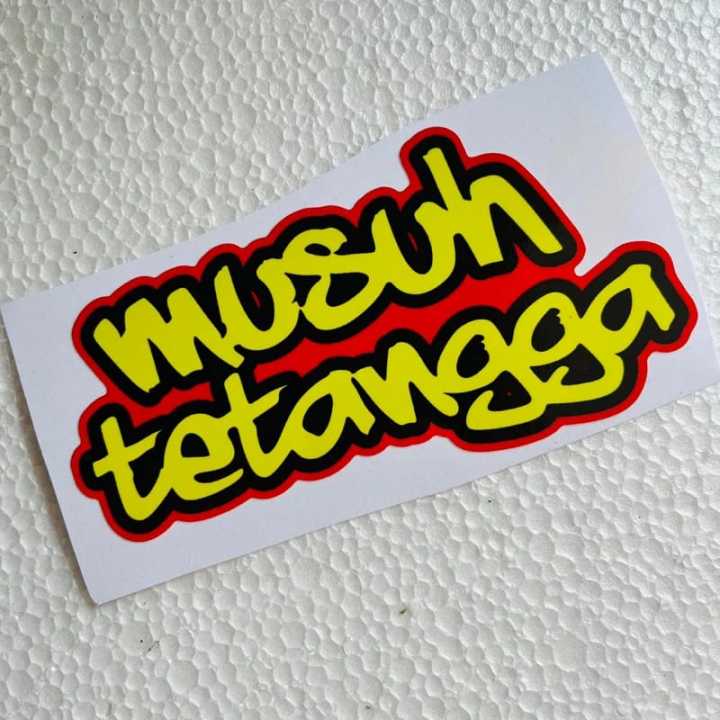 Stiker cutting logo timbul musuh tetangga | Lazada Indonesia Stiker cutting logo timbul musuh tetangga | Lazada Indonesia