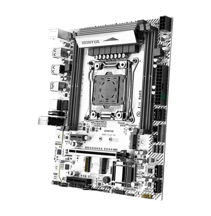 Jginyue เมนบอร์ด X99 LGA 2011-3รองรับ Xeon E5 V3 V4 CPU รองรับหมุด ARGB ...