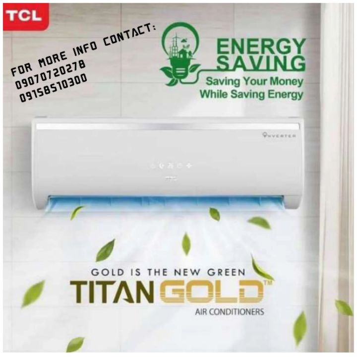 TC'L 1.5hp Titan Gold Split Type Inverter Aircon | Lazada PH
