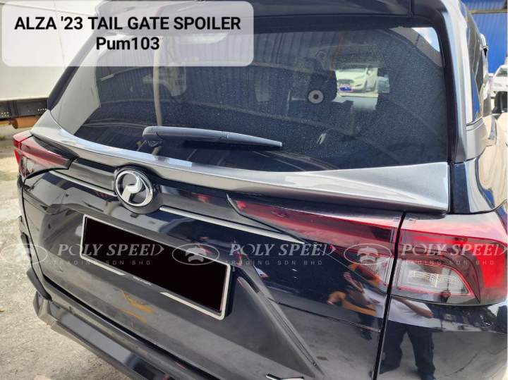 Toyota veloz Perodua Alza 2022 2023 2024 rear trunk center boot spoiler ...