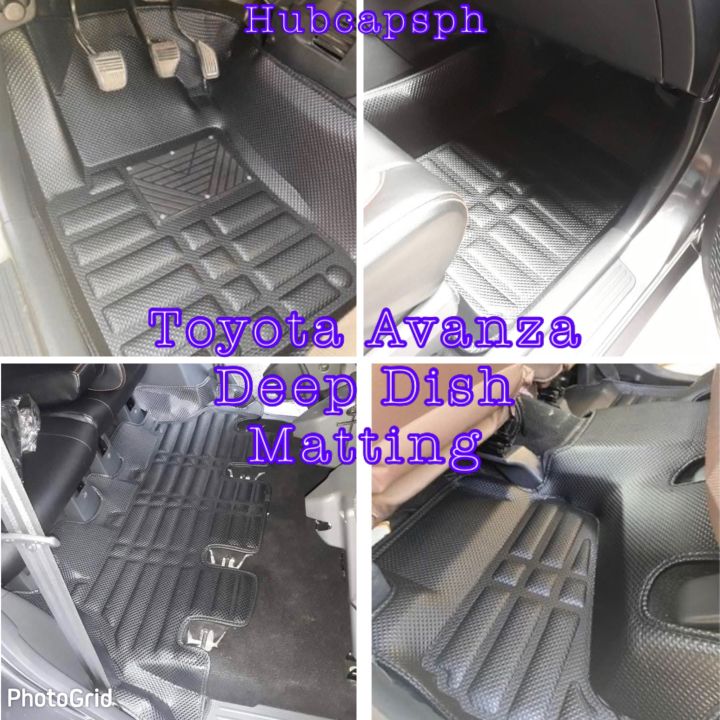 Toyota Avanza Diamond Deep Dish 2007-2021 car matt car matts 8mm ...