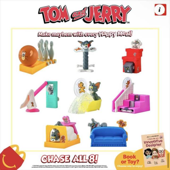 McDonald’s Happy Meal Tom and Jerry March 2023 | Lazada PH