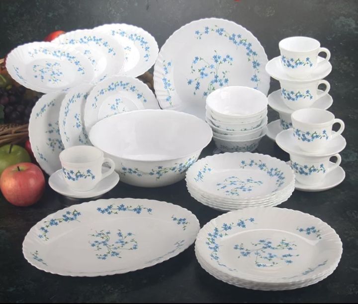 HOT🔥LANGKAWI ORIGINAL ARCOPAL 38PCS DINNER SET/SET PINGGAN MAKAN/SET ...