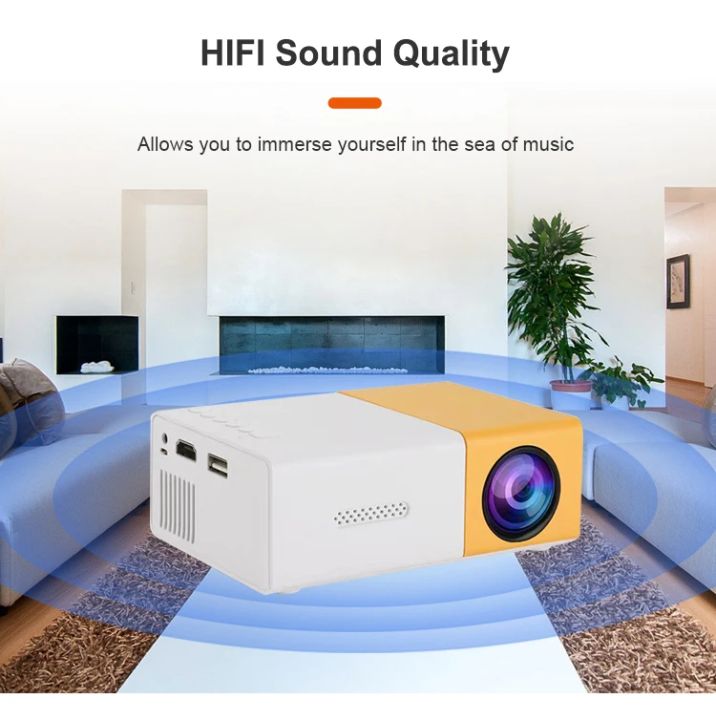 YG300 LED แบบพกพาขนาดเล็กมากกลางแจ้งมินิ HD 1080P โปรเจคเตอร์โทรศัพท์ ...