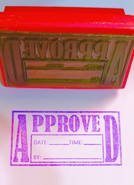 RUBBER STAMP FOR OFFICE | Lazada PH