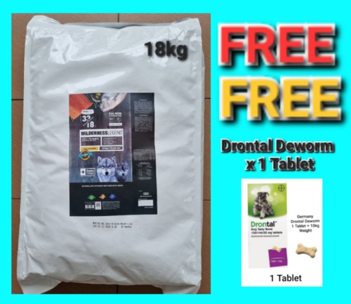 Exp:2026 Aug 18kg Wilderness Legend Salmon & Ocean Fish No Grain All Life Stages Lamb Turkey ...