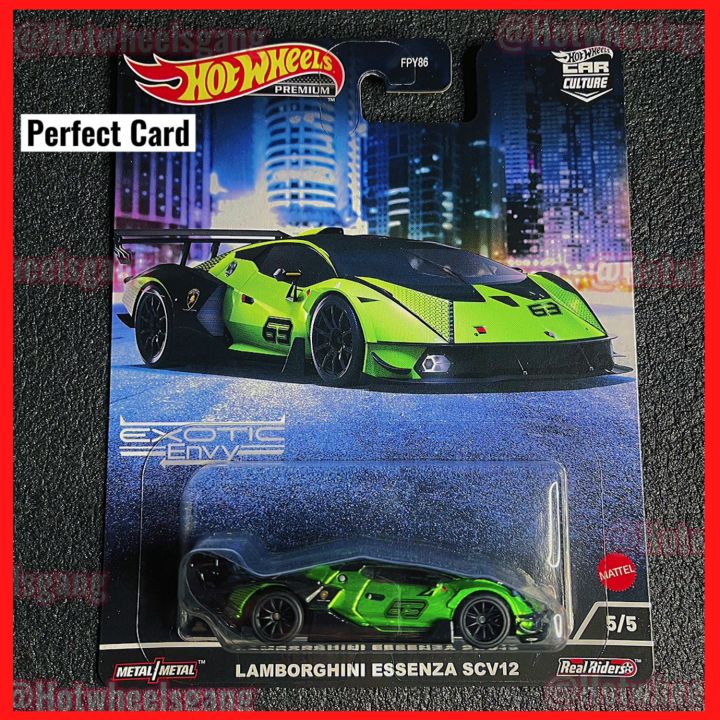 Hot Wheel Lamborghini Essenza SCV12 Premium Car Collection Series ...