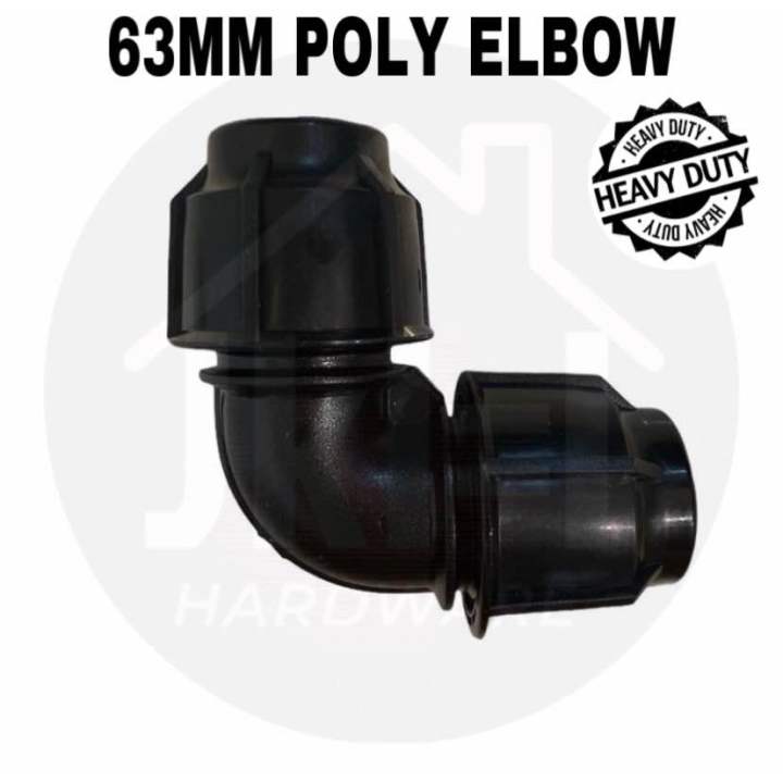 (HEAVY DUTY) 63MM HDPE POLY ELBOW | Lazada