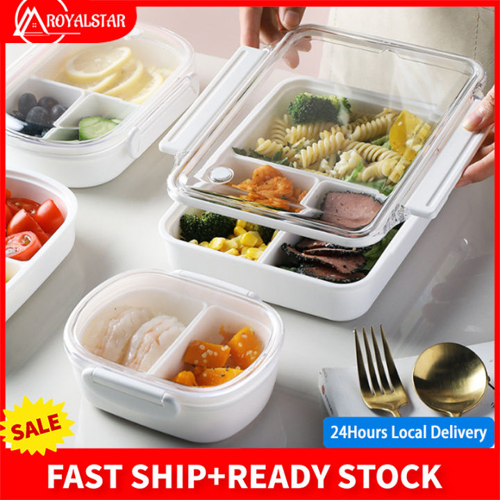 Royalstar Compartment Lunch Box Microwave Safe Food Bento Box Removable ...