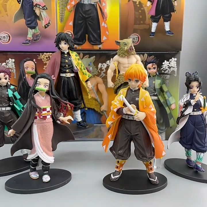 Anime Demon Slayer Figure demon slayer toys Tanjiro figure Children ...