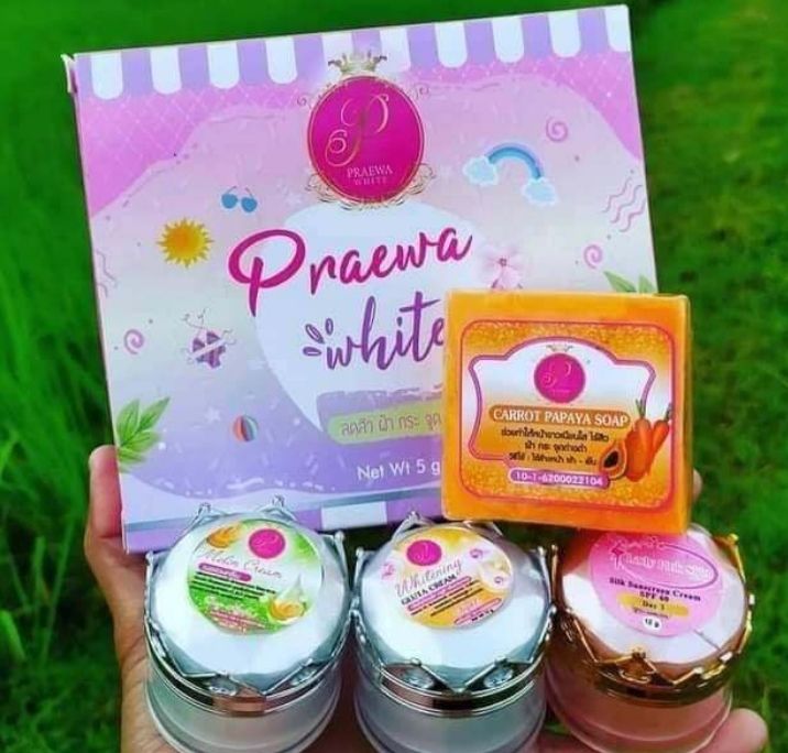 เซตครีมแพรวา ไวท์ Praewa White Cream 12g ของแท้100% | Lazada.co.th