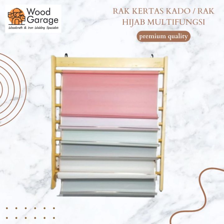 Gratis Ongkir!!! Rak kertas cleo rak kertas kado rak hijab rak ...