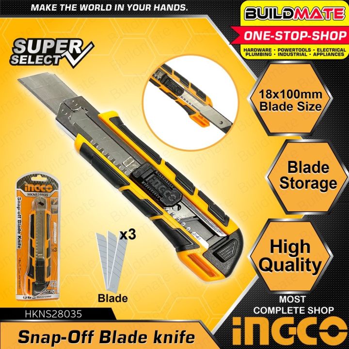 Heavy duty construction cutter with 3 blades knife (big) | Lazada PH